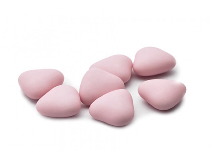 Confetti Rosa al cioccolato fondente per nascita bimba